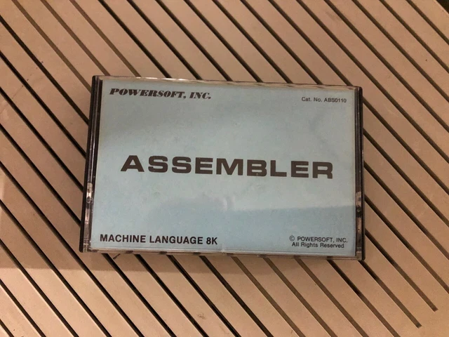 ASSEMBLER POWERSOFT - Apple II II+ IIe Cassette EUR 30,00 - PicClick FR